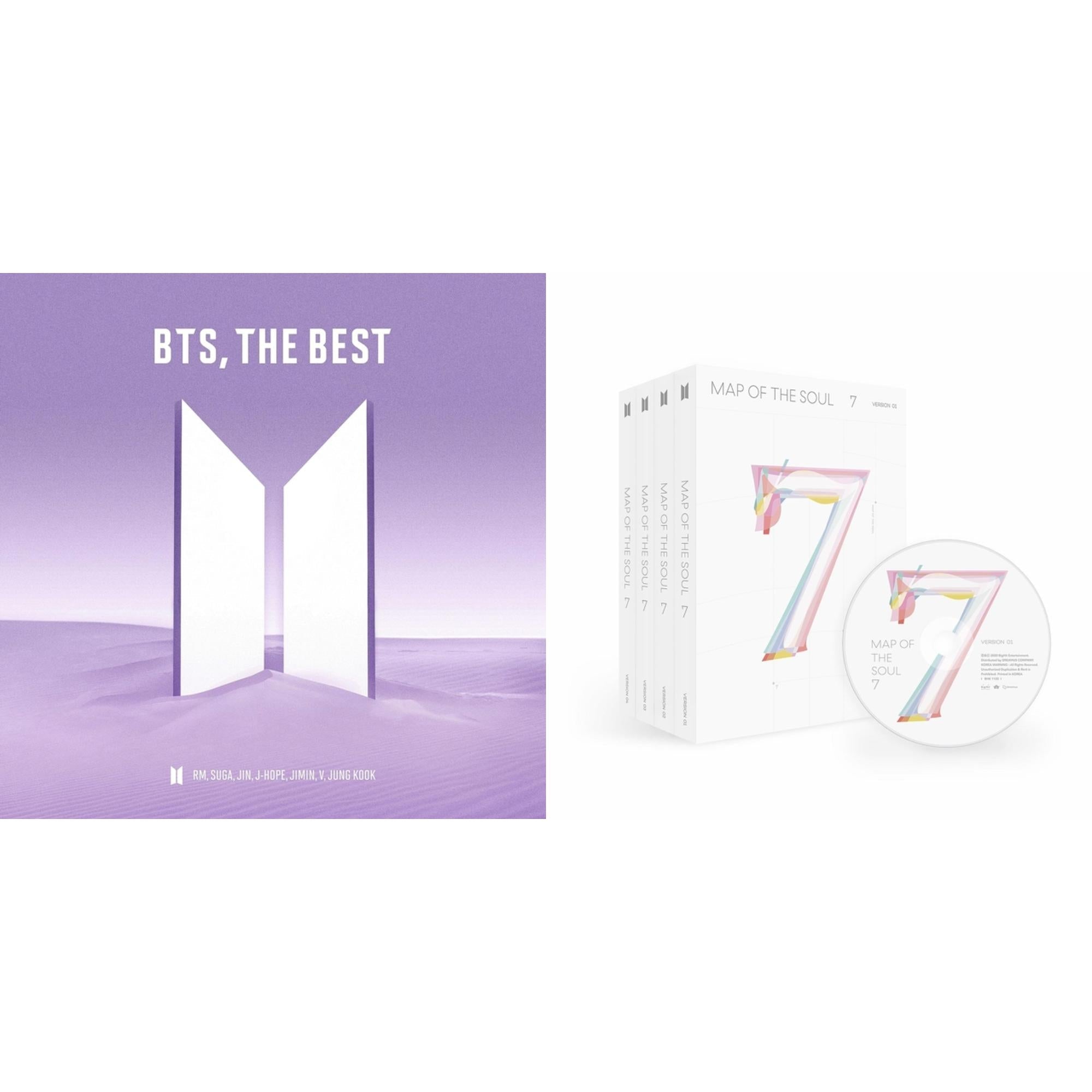 BTS: The Best (2CD/Booklet) (Japanese Ver.) & Map Of The Soul: 7 (4 Di ...