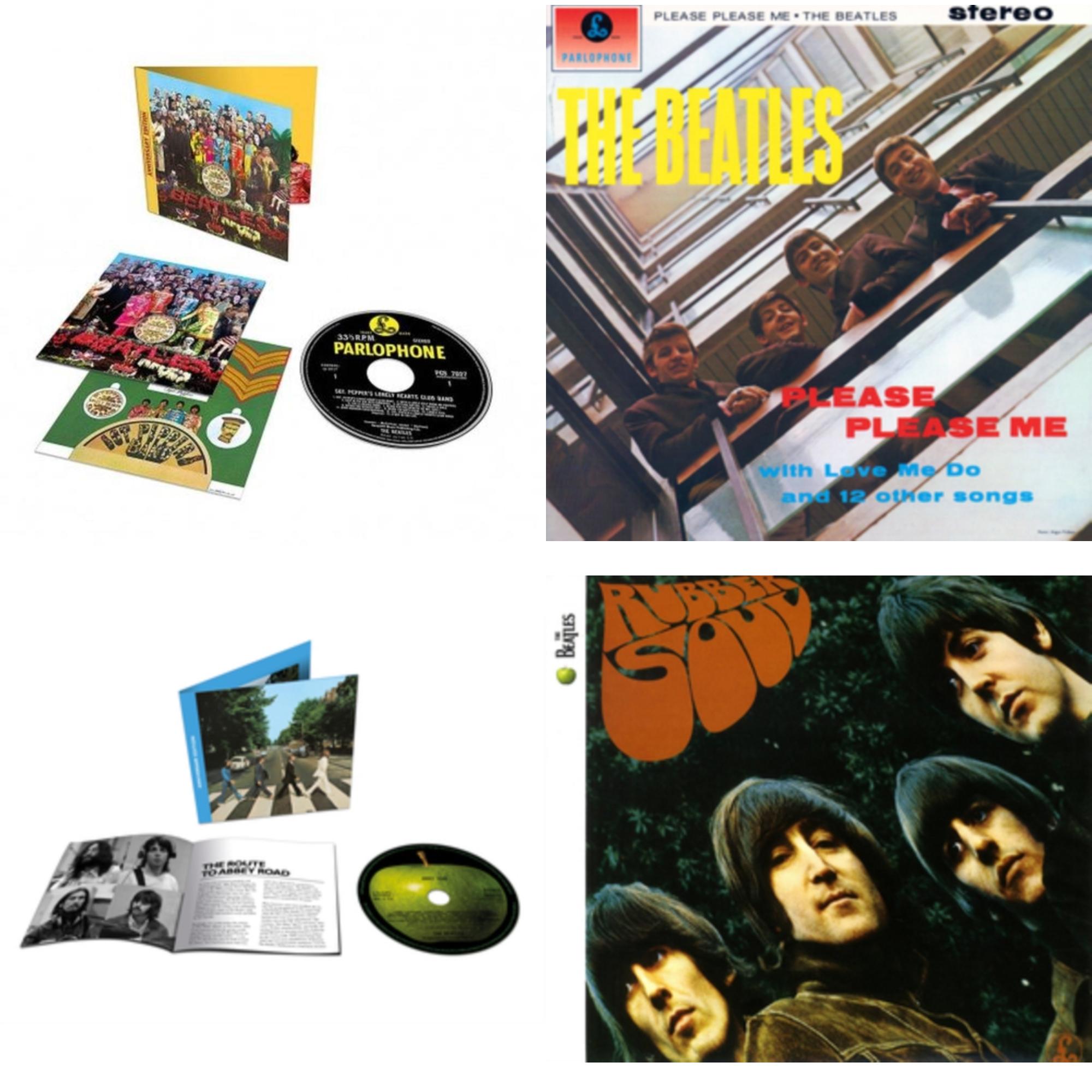Beatles - Please Please Me & Rubber Soul & Abbey - CD Bundle – Bundle Music