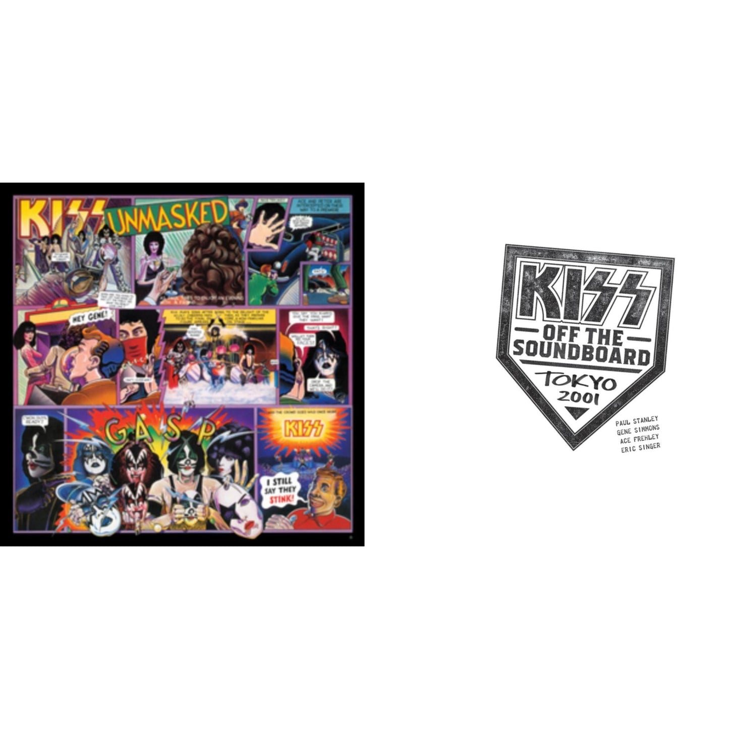 Kiss - Kiss Off The Soundboard: Tokyo 2001 (3LP) & Unmasked – Bundle Music